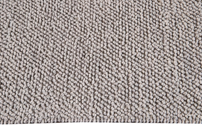 21st Century Modern Felted Texture Wool Rug For Sale at 1stDibs