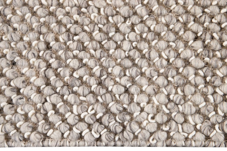 21st Century Modern Felted Texture Wool Rug For Sale at 1stDibs