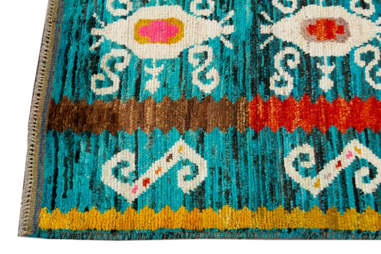 21st Century Modern Gabbeh Style Runner Rug For Sale at 1stDibs