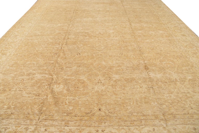 21st Century Modern Indian Peshawar Wool Rug For Sale at 1stDibs