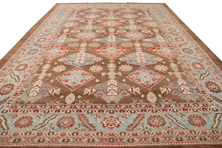 21st Century Modern Indian Wool Rug For Sale at 1stDibs