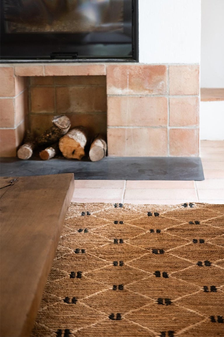 Modern Handwoven Jute Carpet Rug by Kilombo Home Natural Colors ...