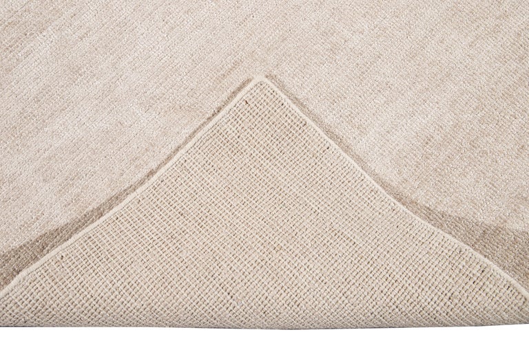 21st Century Modern Loop and Cut Wool Rug For Sale at 1stDibs