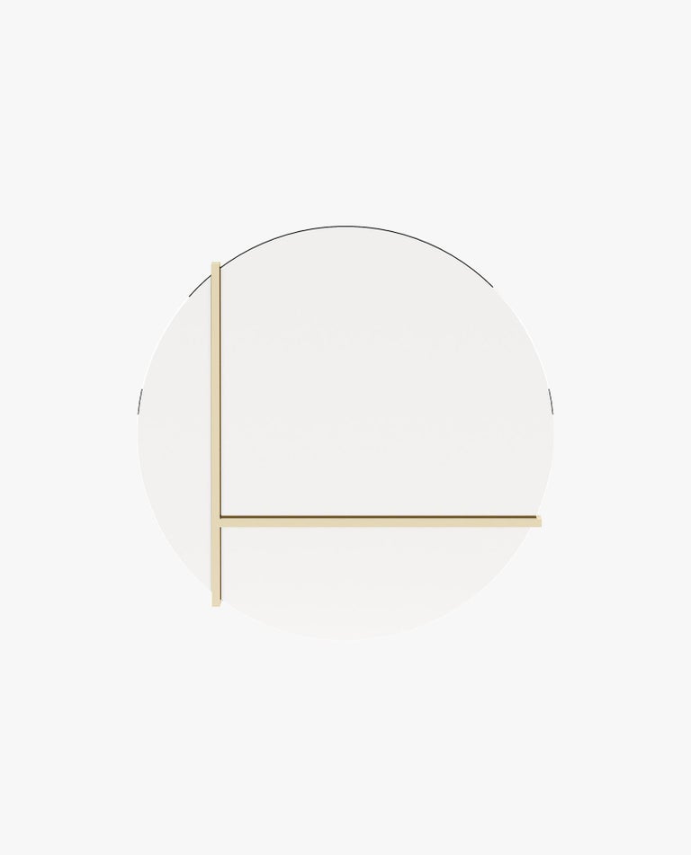 21st Century modern mirror, with metal details customisable For Sale at ...