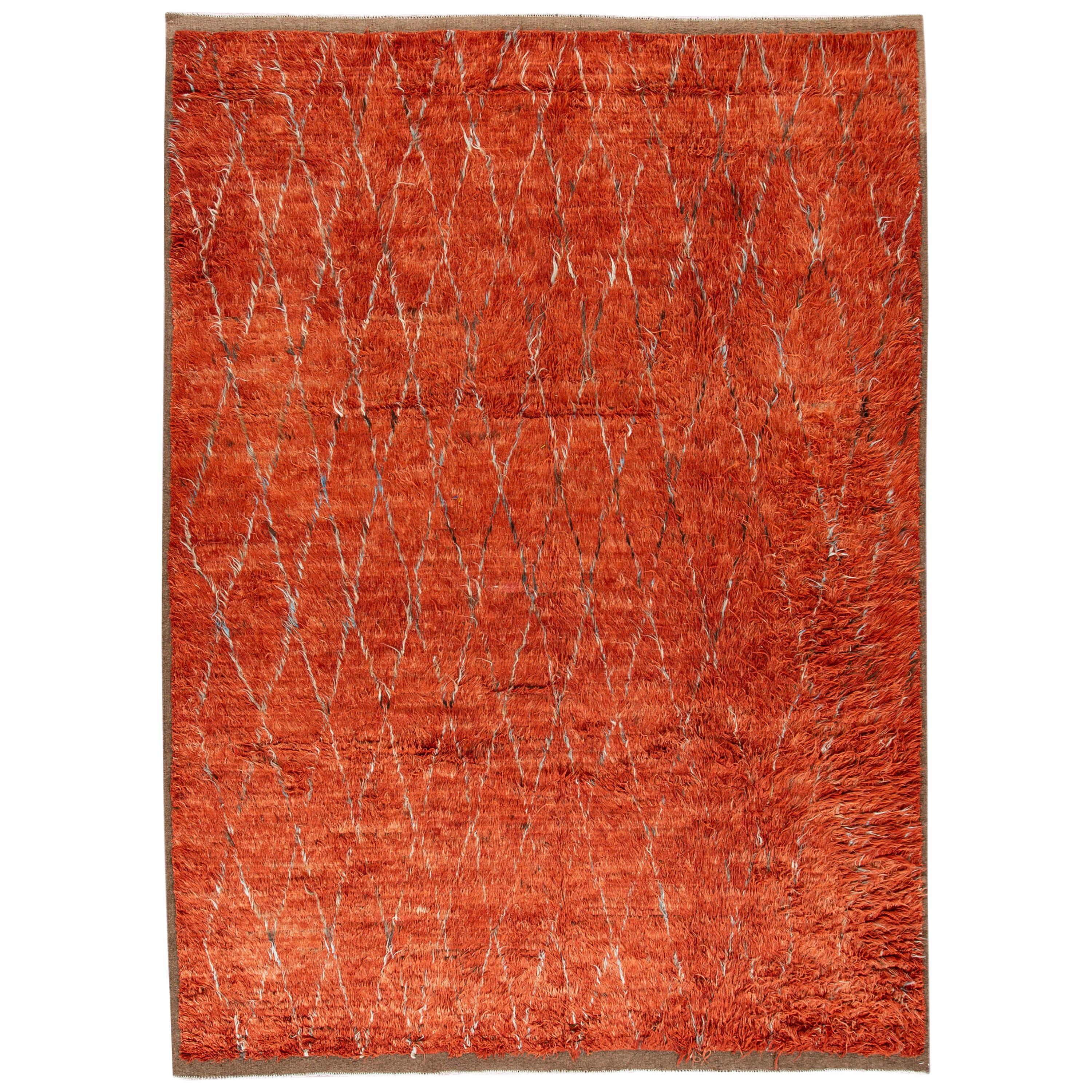 21st Century Modern Berber Moroccan Rug For Sale at 1stDibs