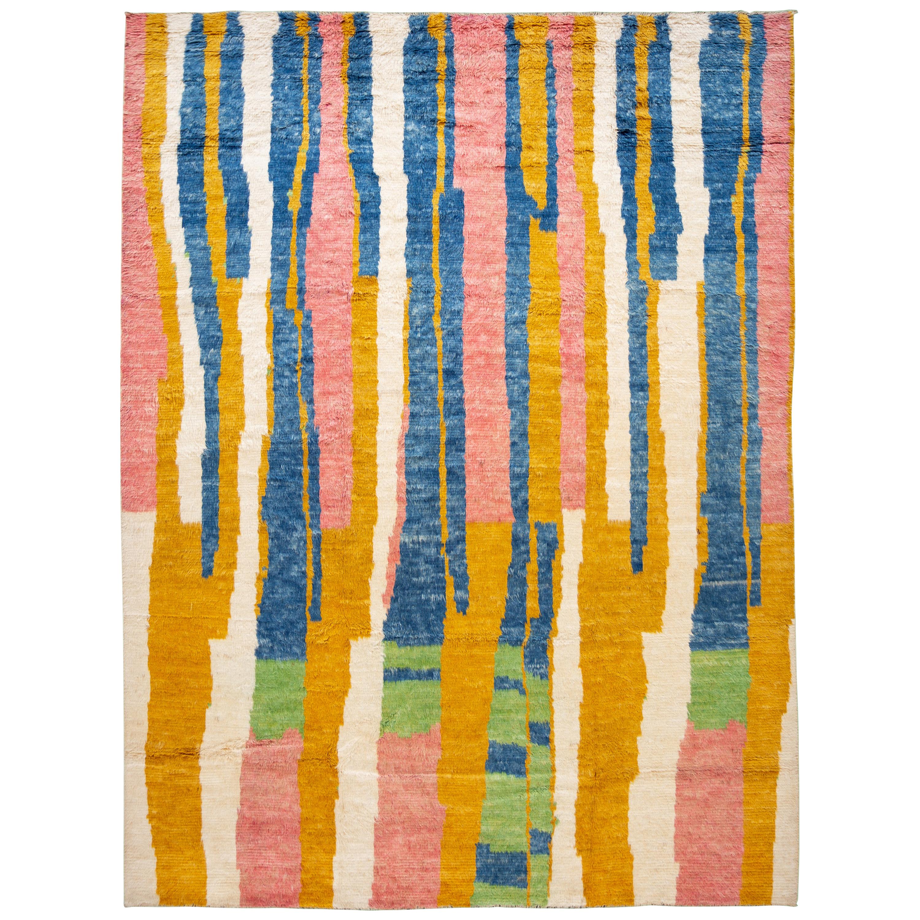 21st Century Modern Moroccan-Style Rug For Sale at 1stDibs