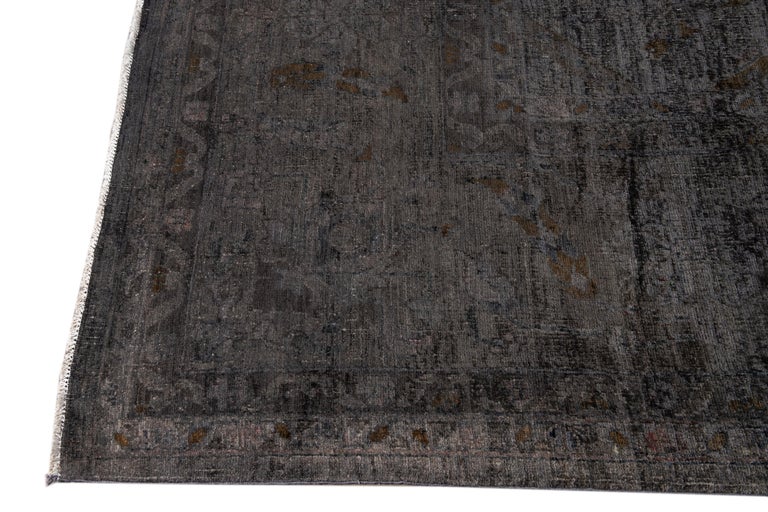 21st Century Modern Overdyed Wool Rug For Sale at 1stDibs