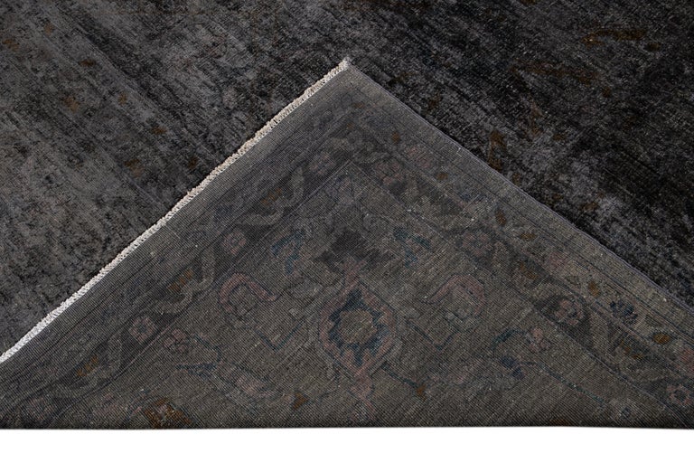 21st Century Modern Overdyed Wool Rug For Sale at 1stDibs