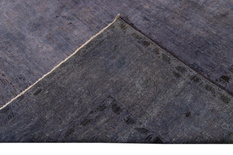 21st Century Modern Overdyed Wool Rug For Sale at 1stDibs