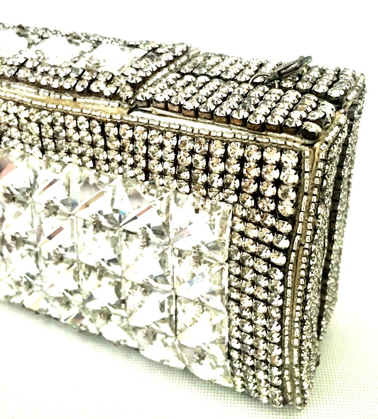 21st Century Modern Silver Metallic Swarovski Crystal Rhinestone ...