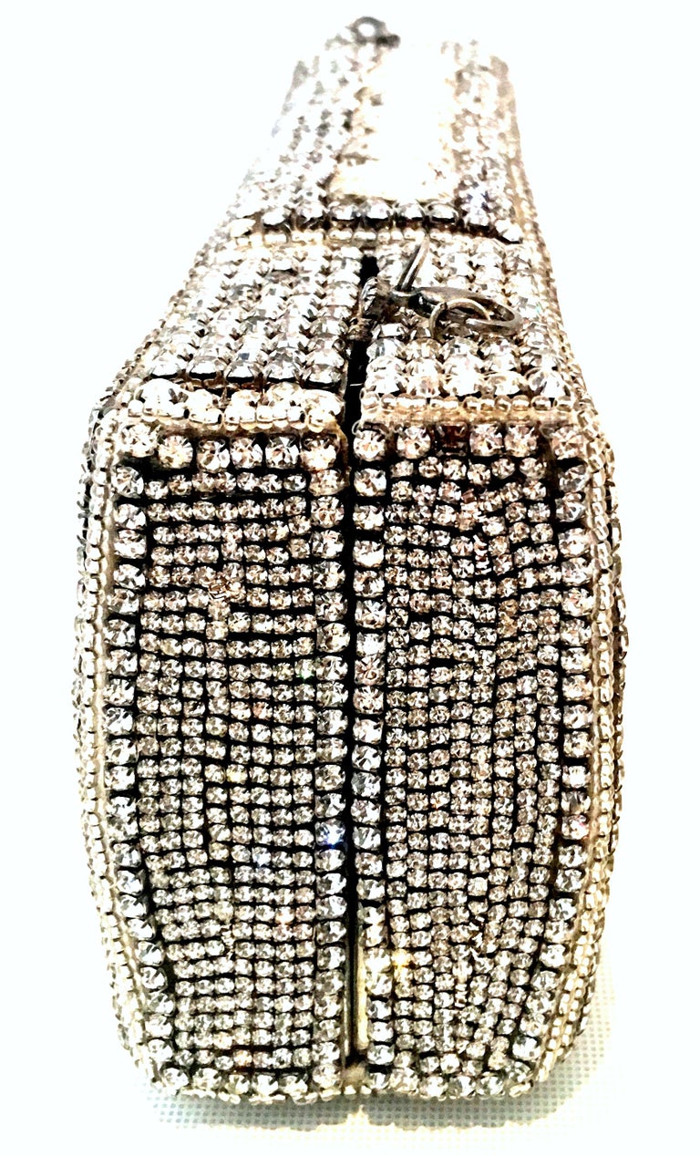 21st Century Modern Silver Metallic Swarovski Crystal Rhinestone ...