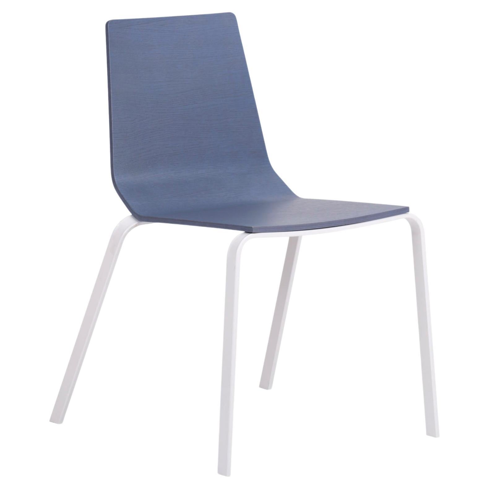 21st Century Modern Wooden Black T-Shaped Chair Tao Made in Italy For ...