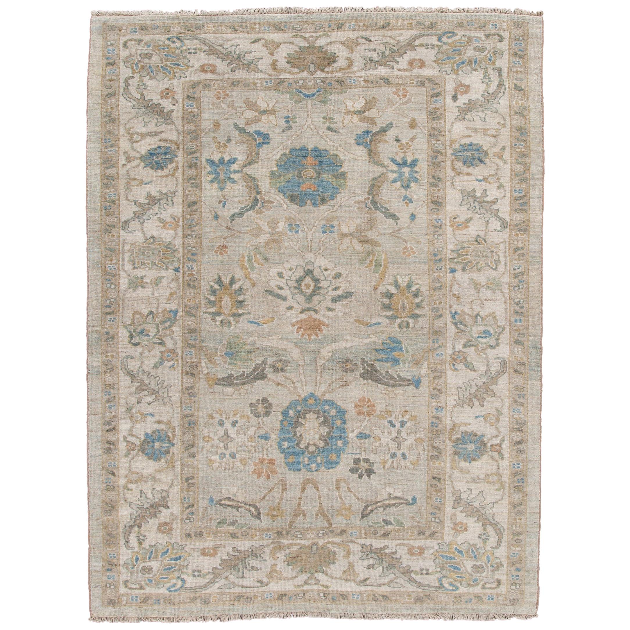 21st Century Modern Indian Wool Rug For Sale at 1stDibs