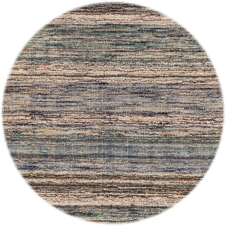 21st Century Modern Texture Wool Rug Customized For Sale at 1stDibs