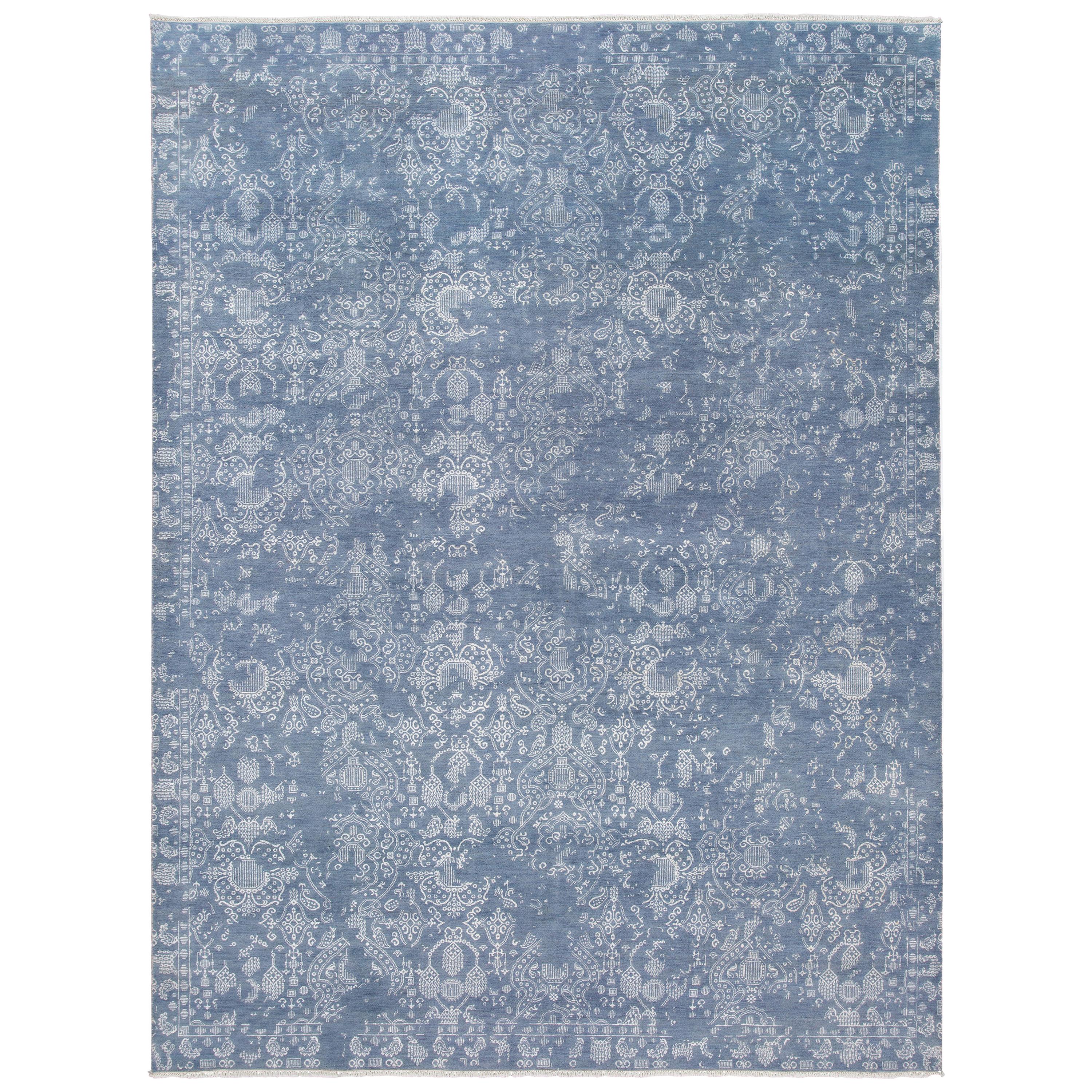 Transitional Oushak Style Modern Area Rug at 1stDibs
