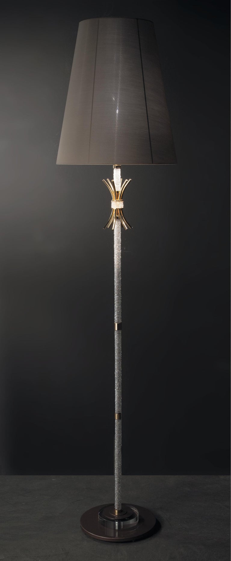 21st Century Moulin Rouge Gold Plated and Crystal Floor Lamp Patrizia ...