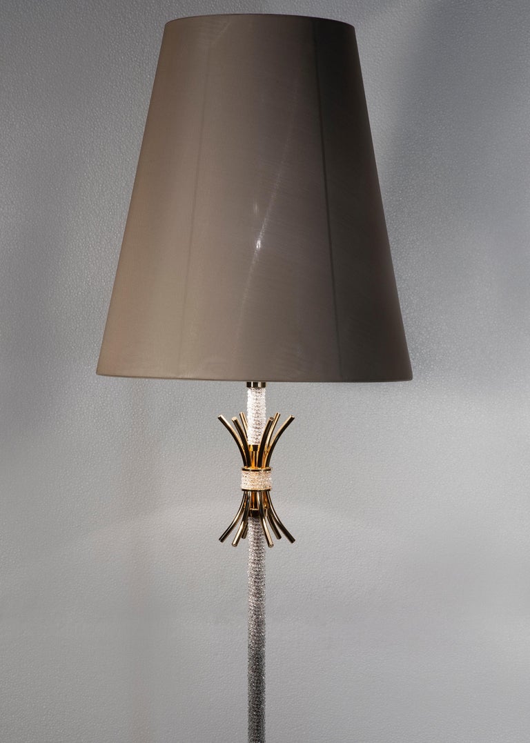 21st Century Moulin Rouge Gold Plated and Crystal Floor Lamp Patrizia ...