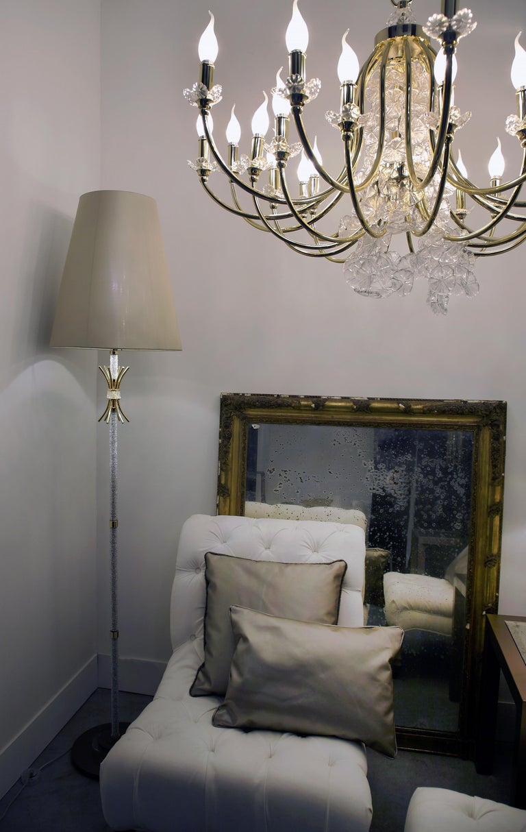 21st Century Moulin Rouge Gold Plated and Crystal Floor Lamp Patrizia ...