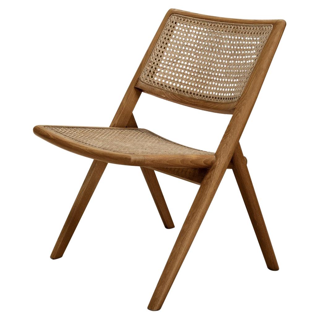 21st Century, Muṅgāru Gallery Chair Teak Brown For Sale at 1stDibs