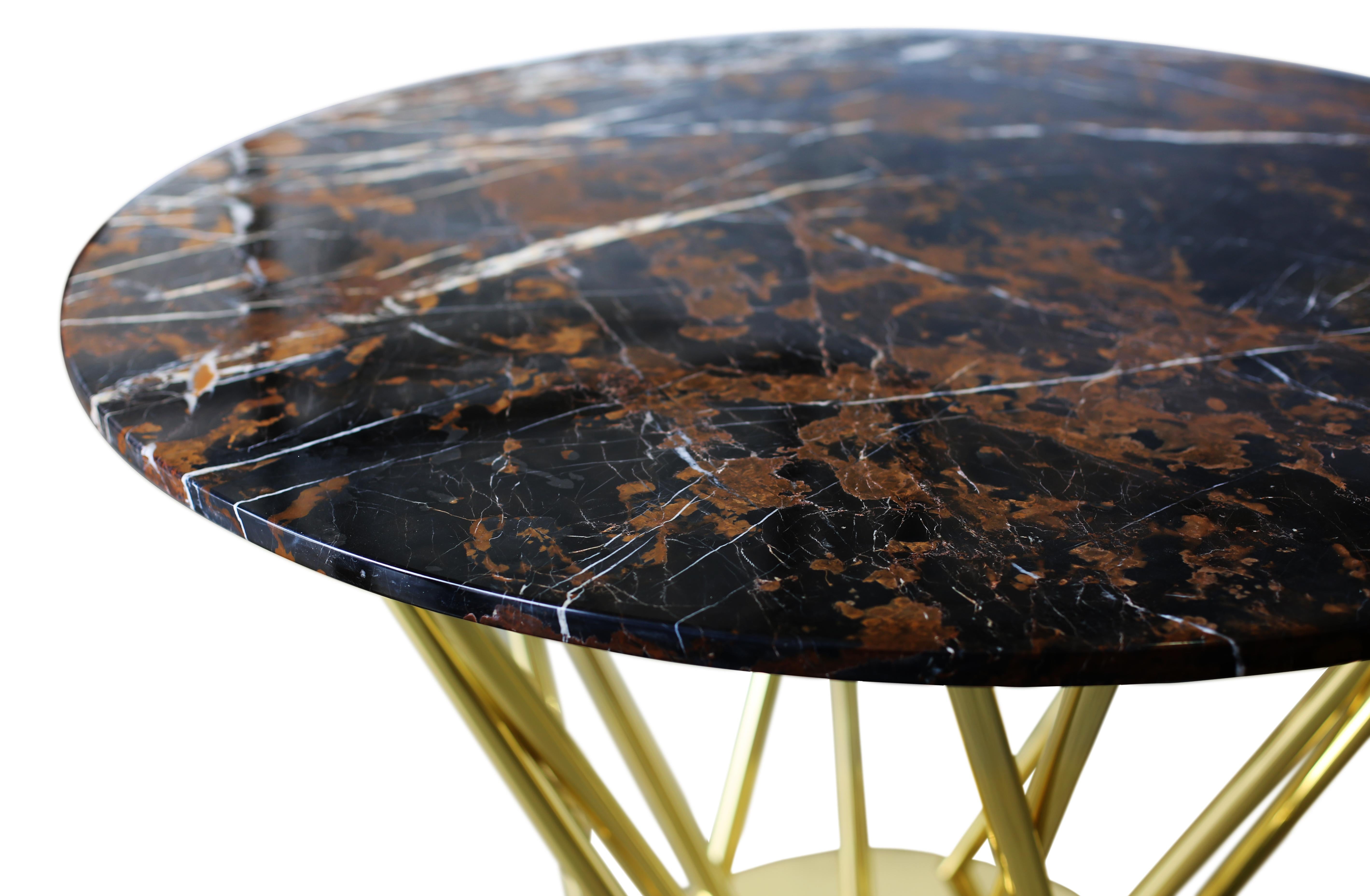 21st Century Nebula Dining Table Polished Marble For Sale at 1stDibs