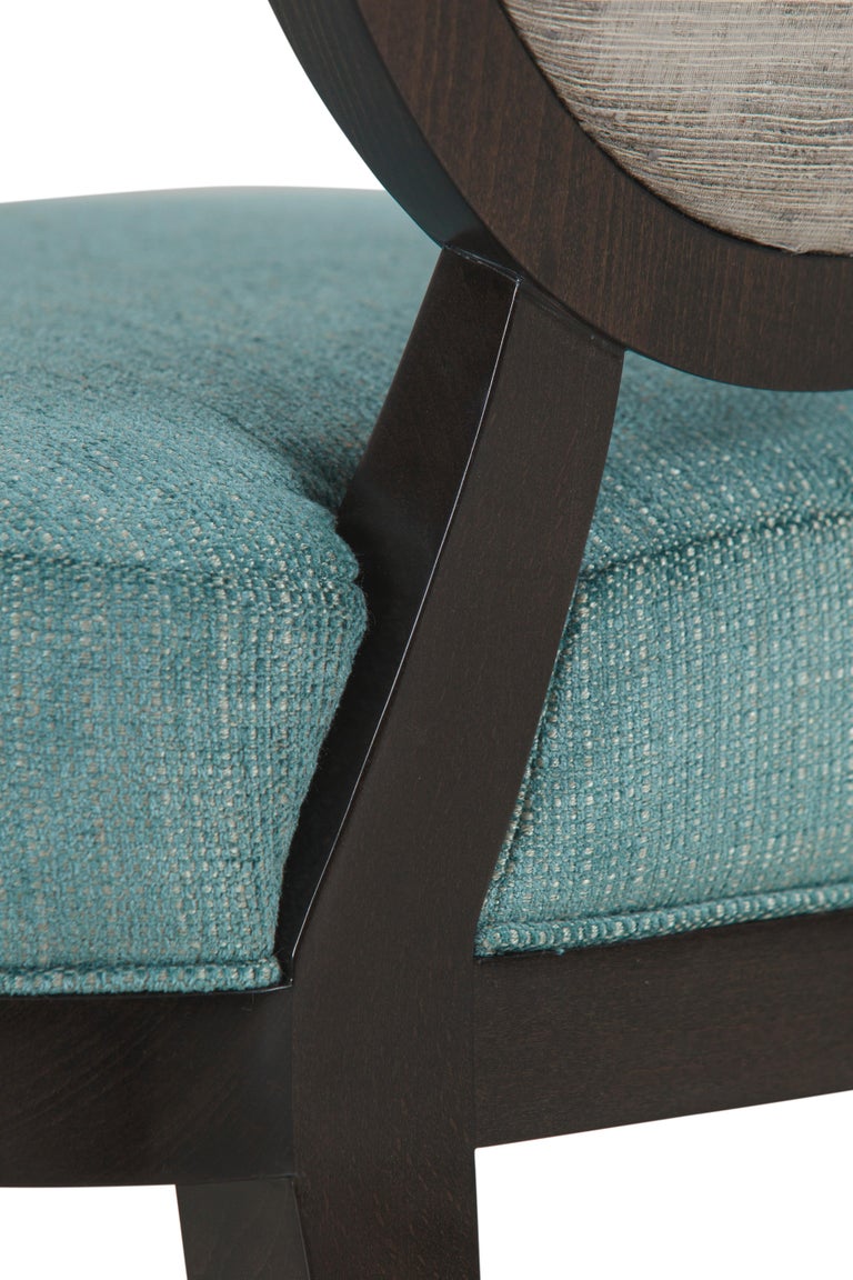 Neoclassical Ellipse Chair Blue-Grey Handcrafted in Portugal by ...