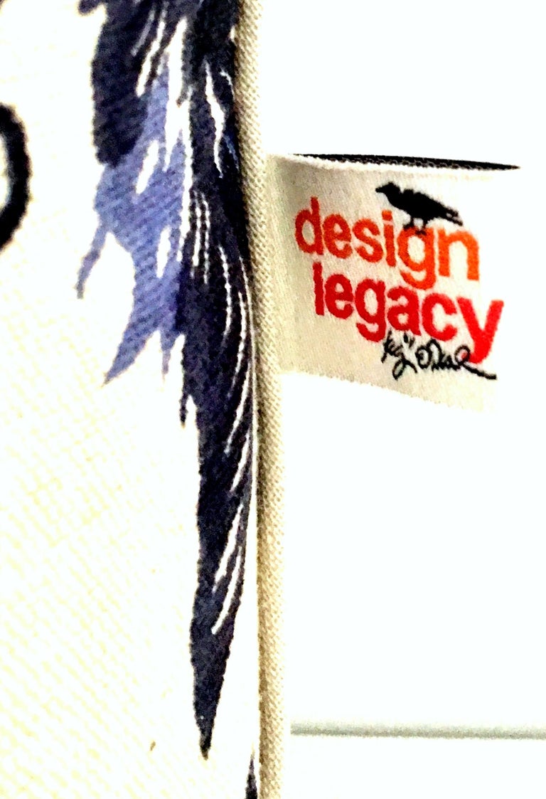21st Century New Printed Belgium Linen Down Pillow by, Design Legacy ...