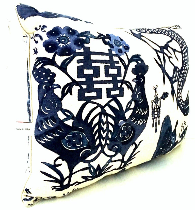 21st Century New Printed Belgium Linen Down Pillow by, Design Legacy ...