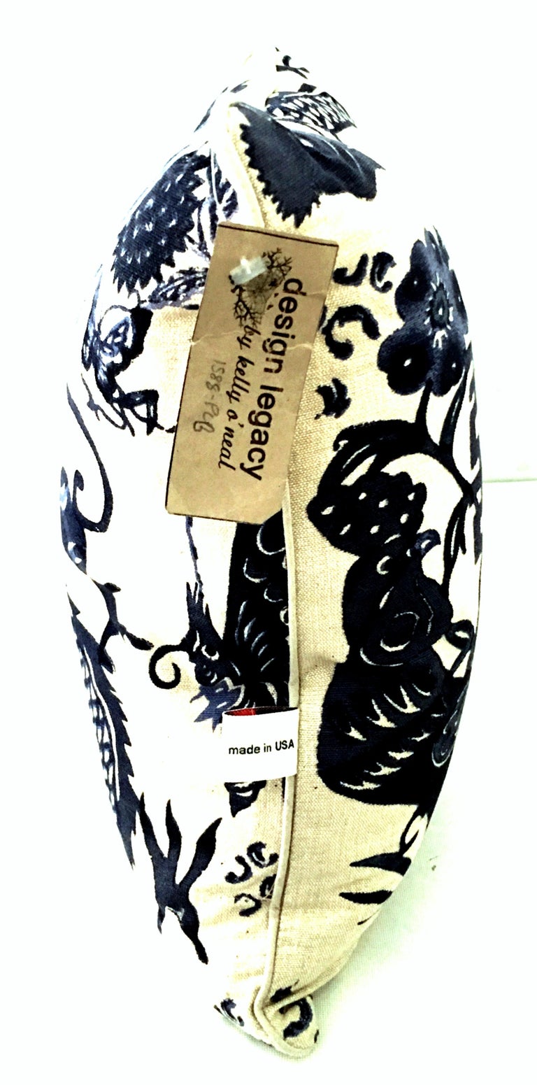 21st Century New Printed Belgium Linen Down Pillow by, Design Legacy ...