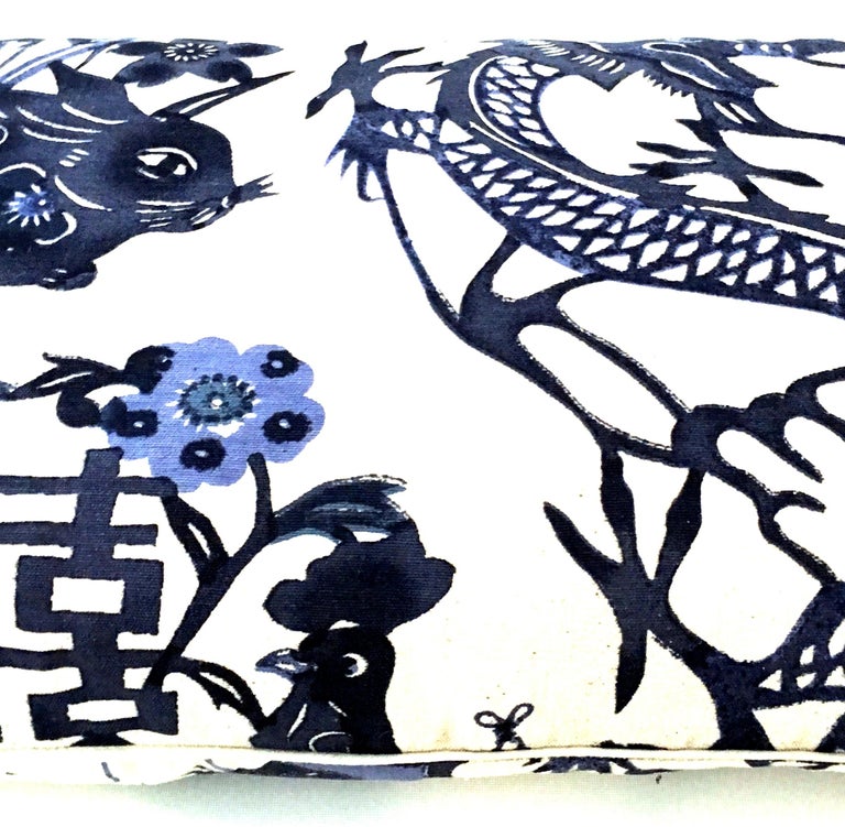 21st Century New Printed Belgium Linen Down Pillow by, Design Legacy ...