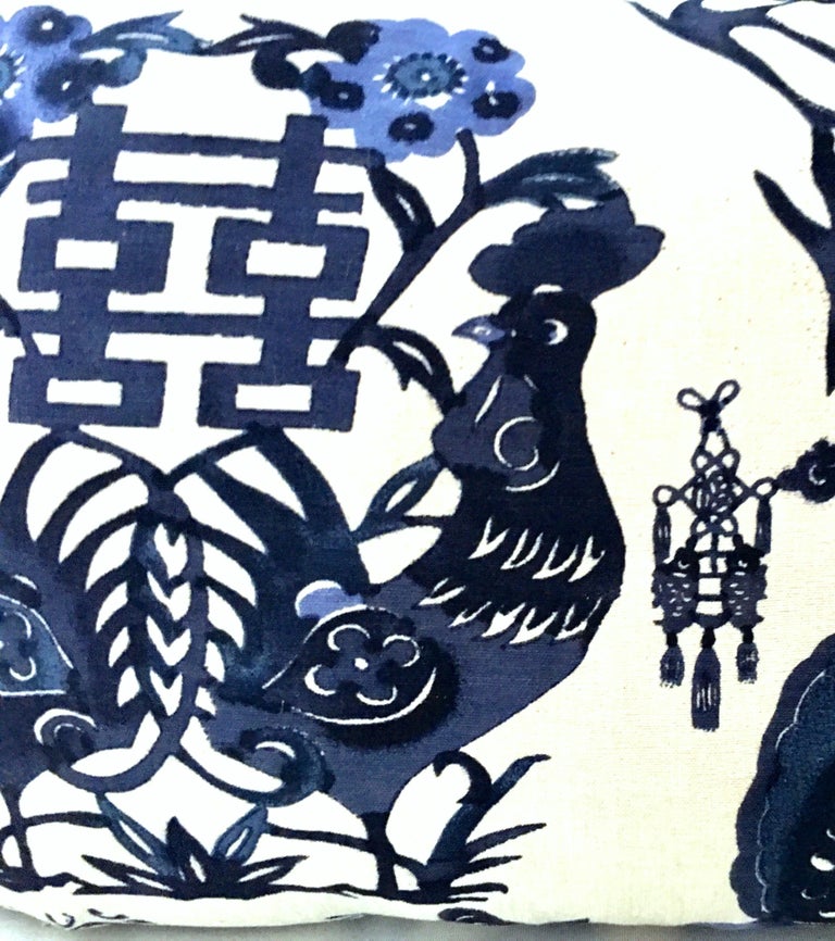 21st Century New Printed Belgium Linen Down Pillow by, Design Legacy ...