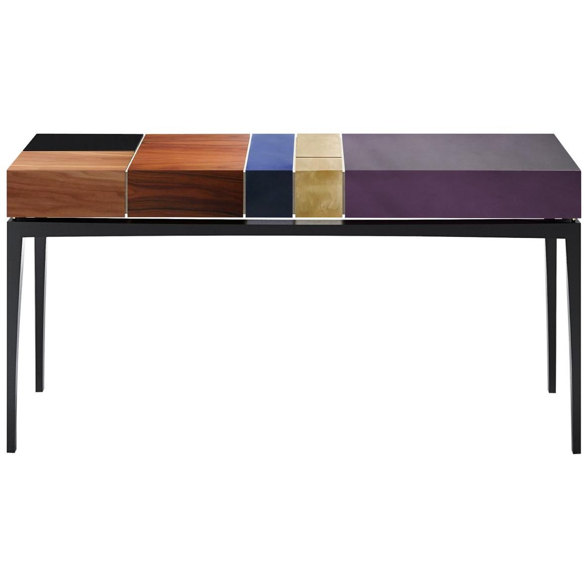 21st Century Solid Linden Wood Console For Sale at 1stDibs