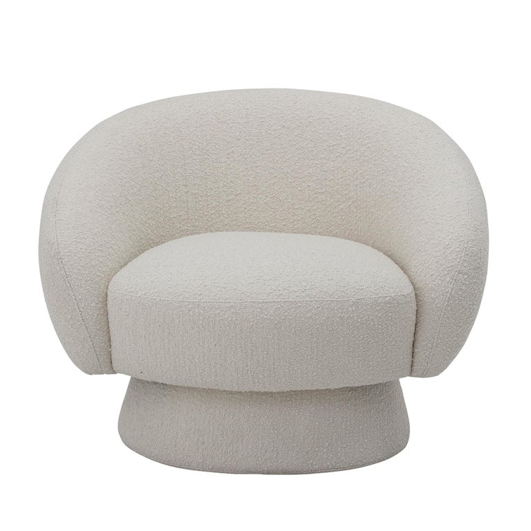 21st Century, Ready to Ship Elephant Club Circular Base Curved Lounge ...