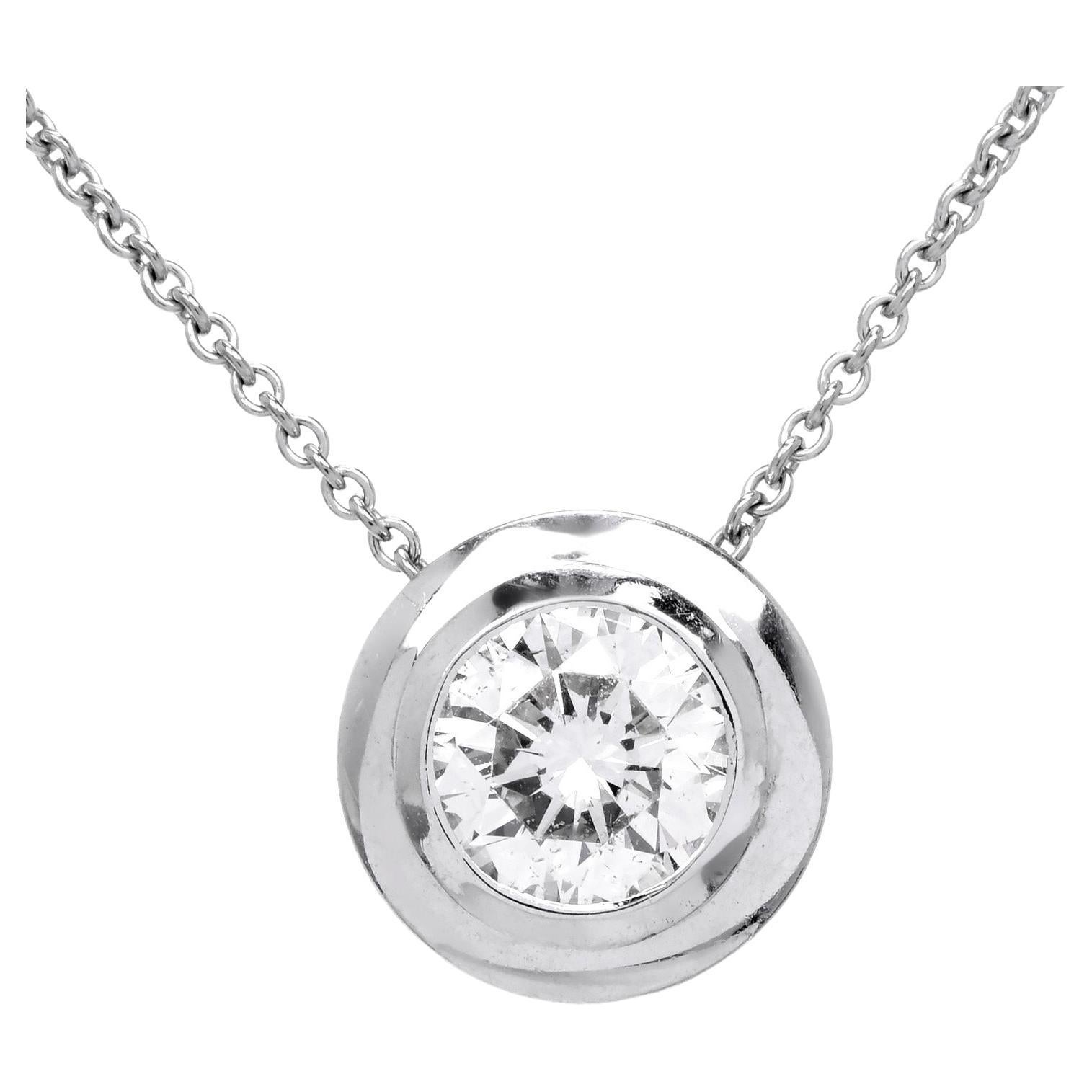 Piaget Diamond Pave White Gold Tulip Pendant Necklace at 1stDibs
