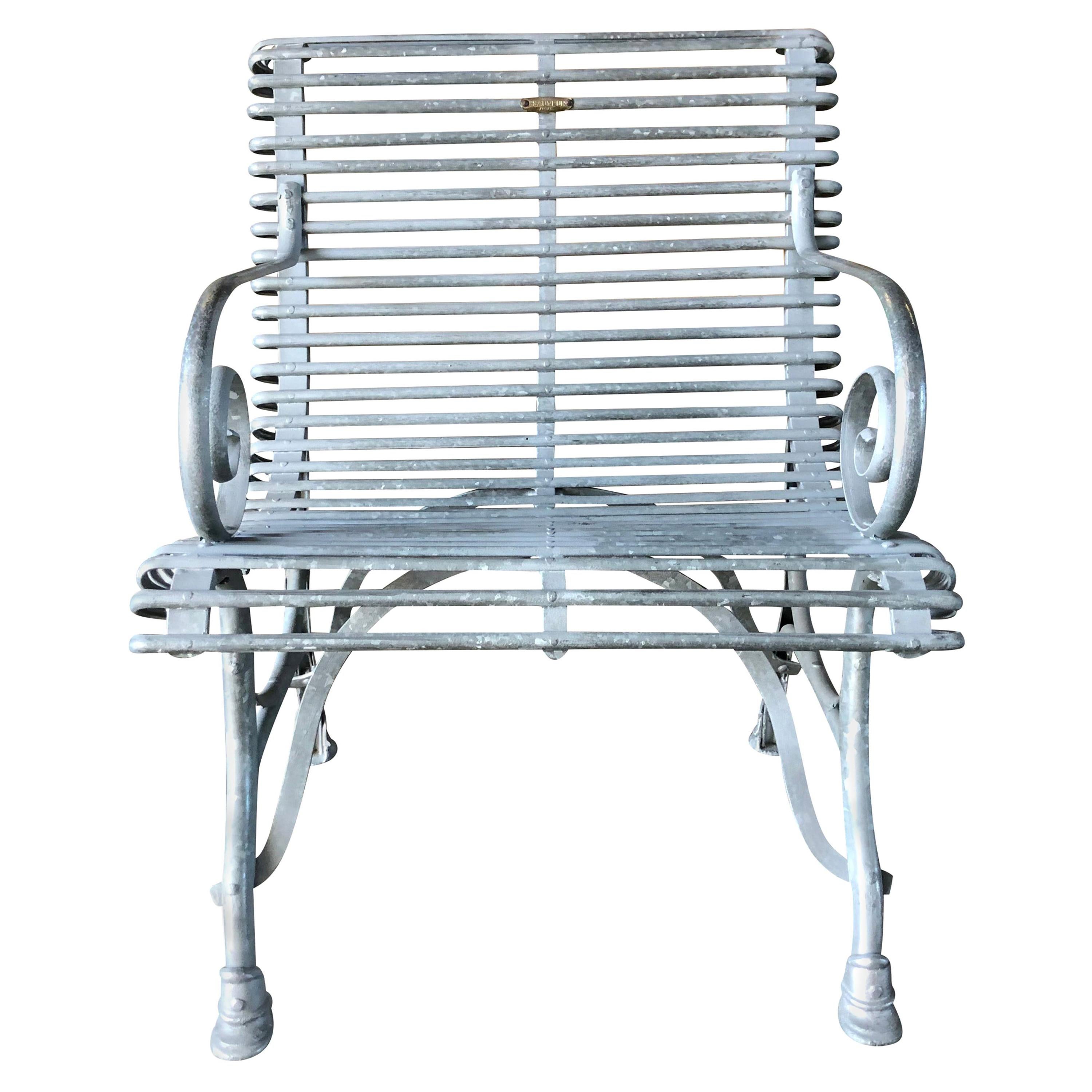 21st Century Saint Nicholas Chair, French Metal Armchair For Sale at ...