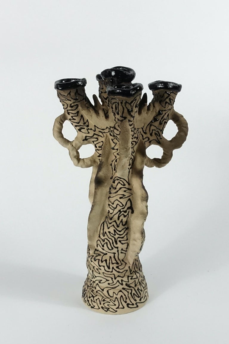 21st Century Sculpture "Chandelier Gothic" by Nitsa Meletopoulos Vase ...