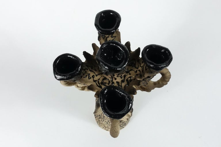 21st Century Sculpture "Chandelier Gothic" by Nitsa Meletopoulos Vase ...