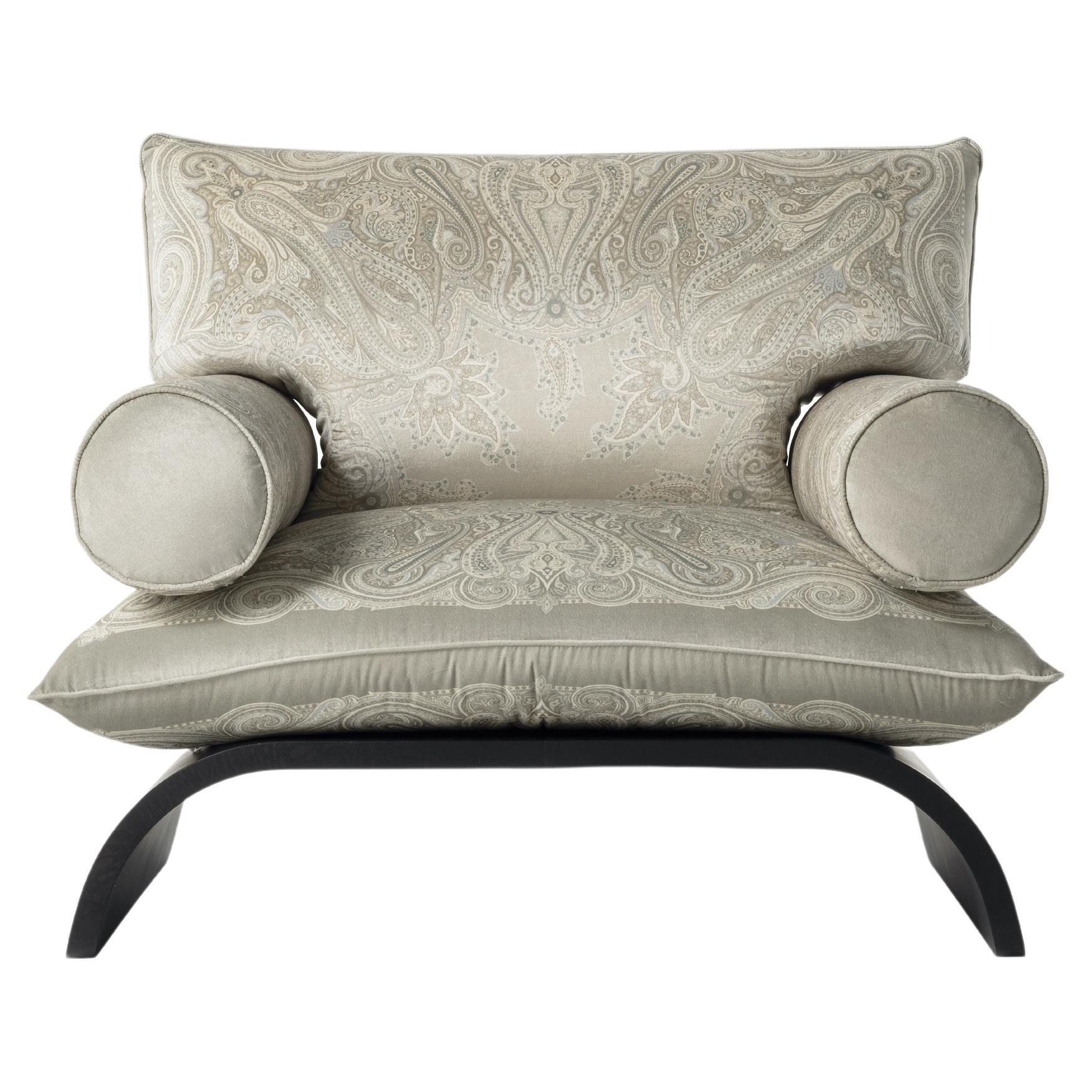 21st Century Amina Small Armchair in Fabric by Etro Home Interiors For ...