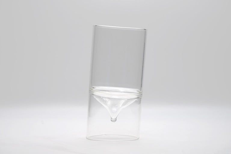 21st Century Set of 6 Glass Tumblers, Hand-Crafted, Kanz Architetti For ...