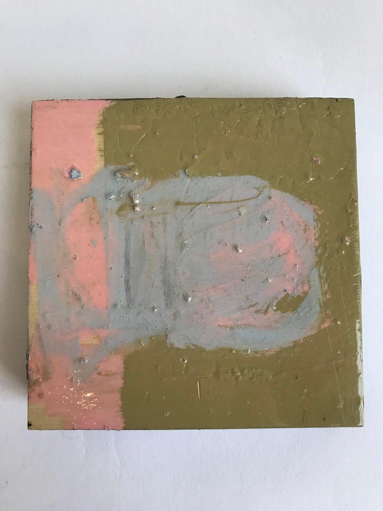 21st Century Set of Six Abstract Tiles Painted by Greg Dickerson at 1stDibs