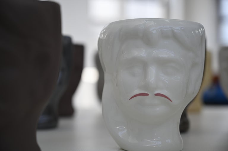 21st Century, Sicilian Moor' Head Design, Ceramic Vases, Made in Italy ...