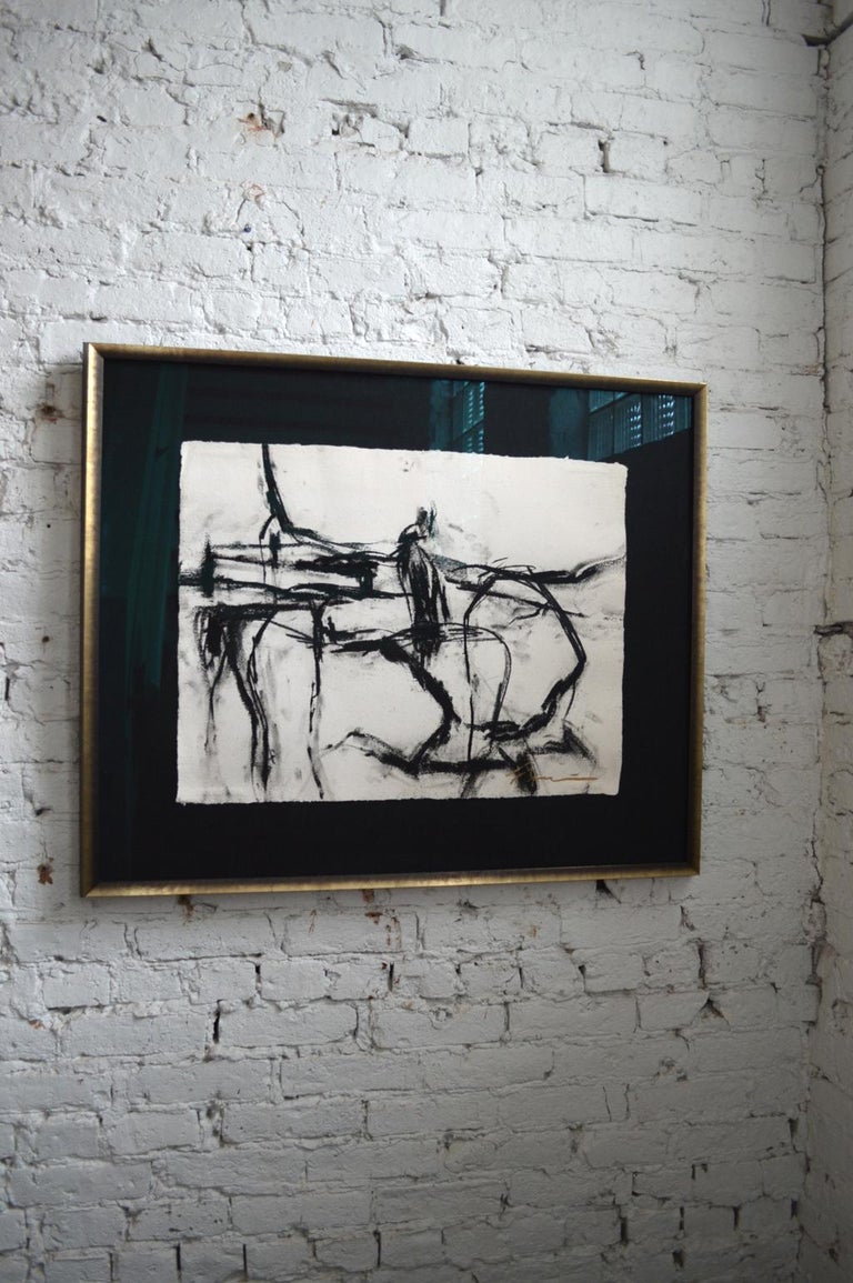 21st Century Signed Charcoal Drawing by Francine Turk at 1stDibs