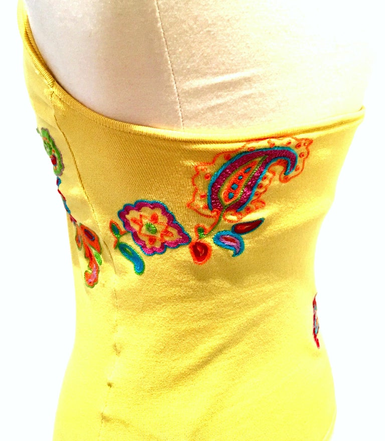 21st Century Silk Embroidered Halter Top By, Ralph Lauren For Sale at ...