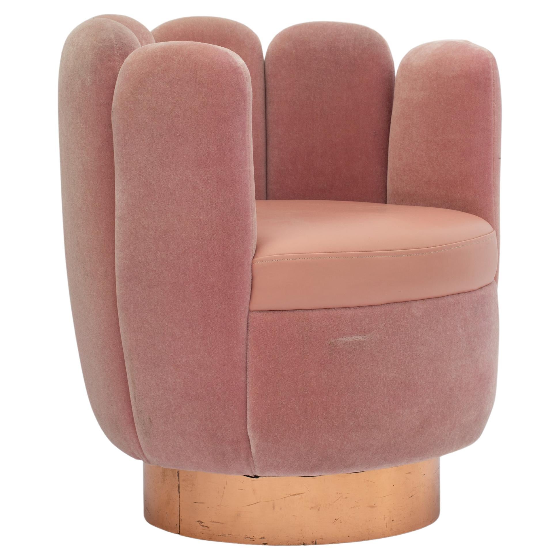 21st Century, Muṅgāru Gallery Chair Teak Brown For Sale at 1stDibs