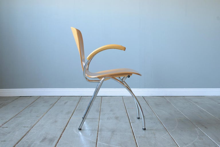 21st Century Stackable Modern Dining Chairs For Sale at 1stDibs