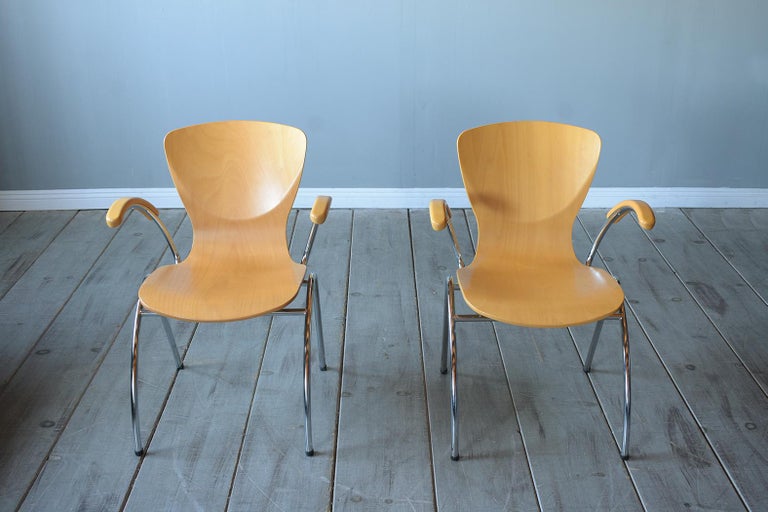 21st Century Stackable Modern Dining Chairs For Sale at 1stDibs