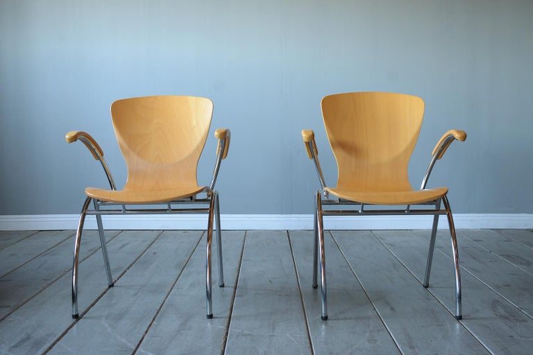 21st Century Stackable Modern Dining Chairs For Sale at 1stDibs