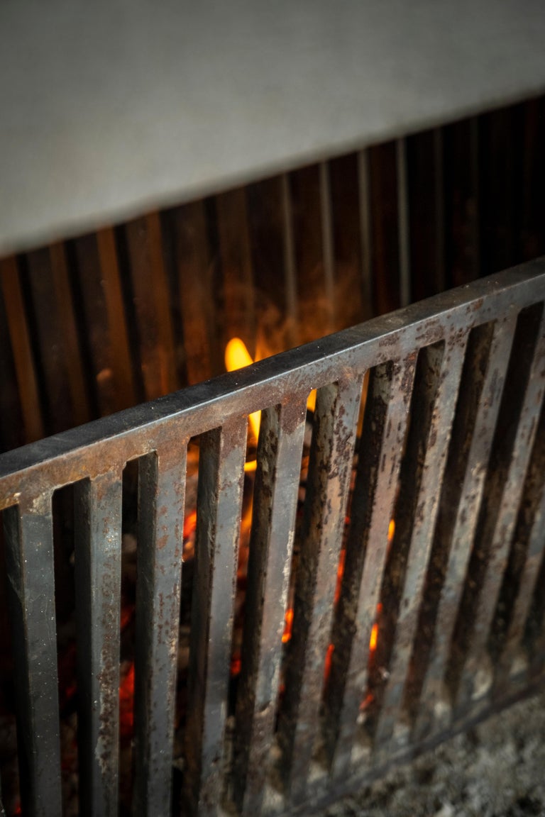 21st Century Steel Fire Grate, The Kitchen Firegrate For Sale at 1stDibs