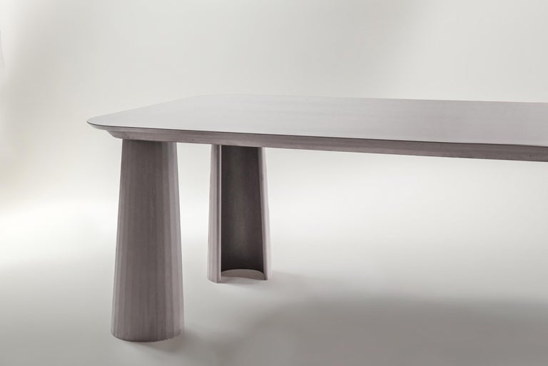 21st Century Studio Irvine Fusto Rectangular Cement Table Concrete ...