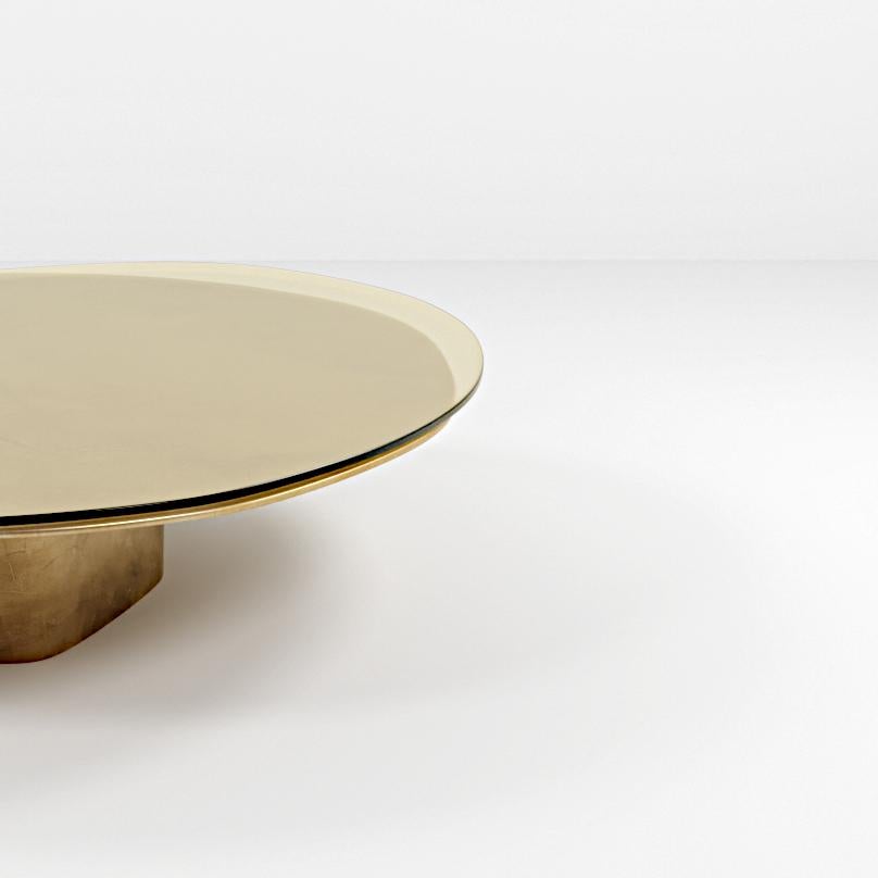 21st Century VO Low Cast Aged Liquid Brass Cocktail Table by Studio SORS For Sale at 1stDibs ...
