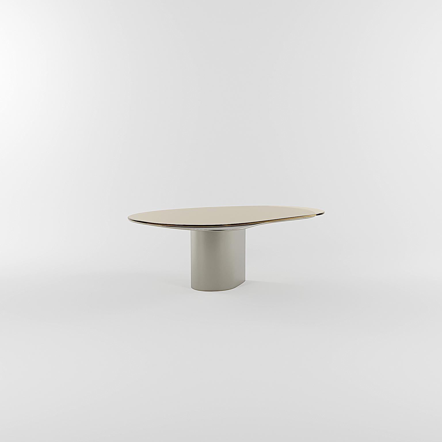 21st Century Vs Low Cast Silvered Nickel Nesting Coffee Tables by Studio Sors For Sale at 1stDibs